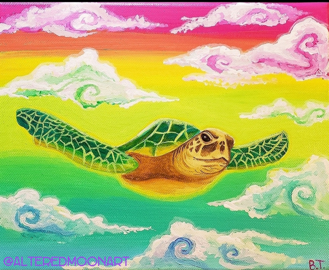 Mr. Turtles Cloud Kingdom – AlteredMoonArt