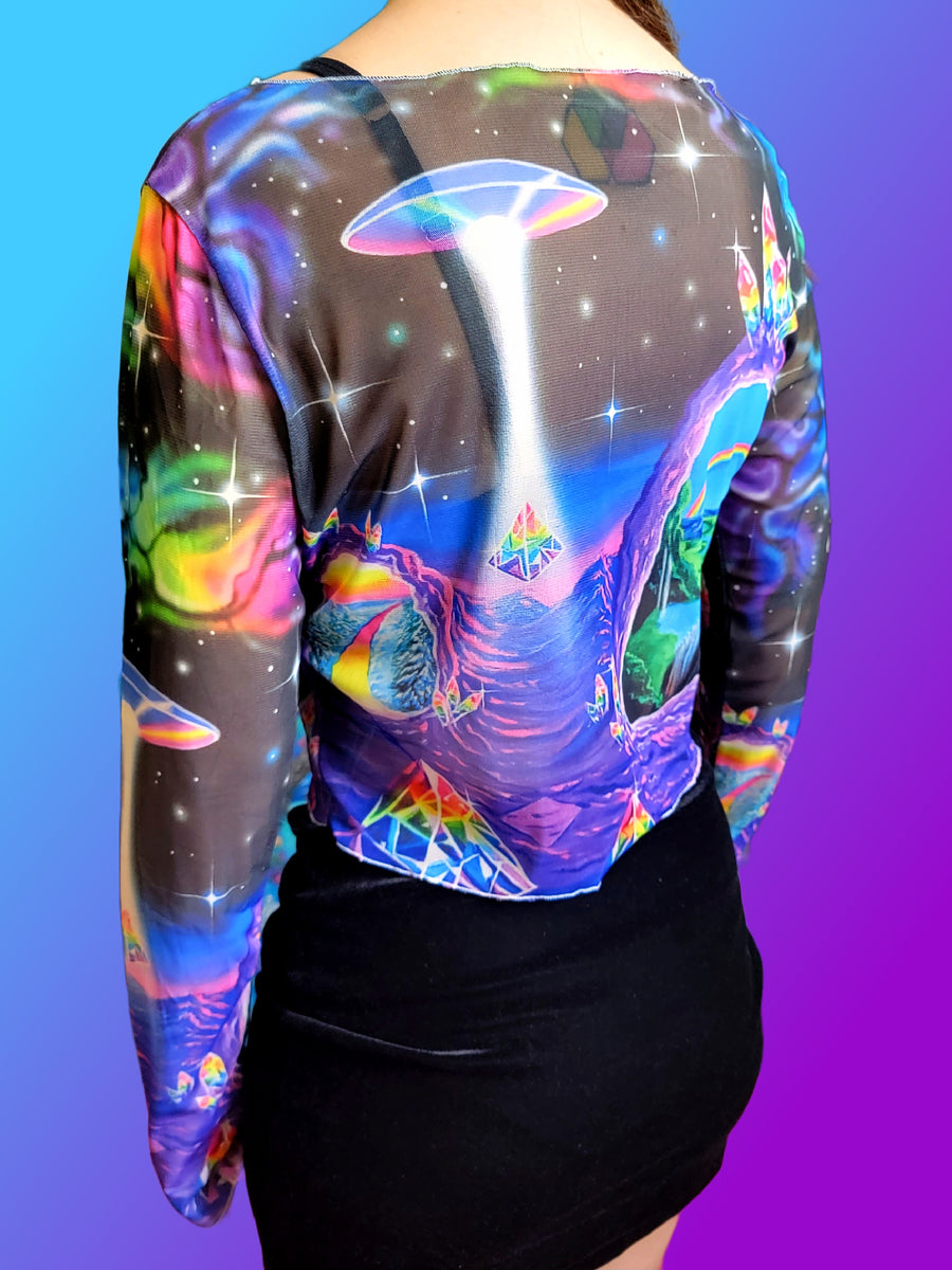 The Crystal Realm Mesh Top – AlteredMoonArt